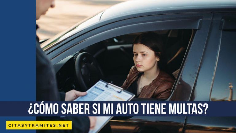 ¿Cómo saber si mi auto tiene multas? 【certificado de multas】