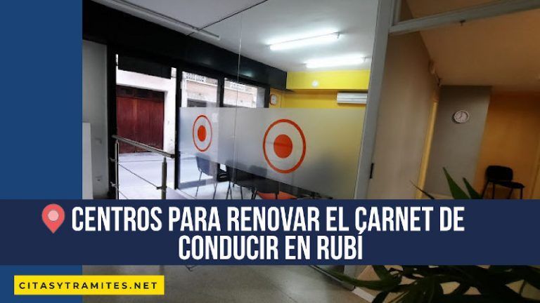 Renovar carnet de conducir en Rubí: centros médicos y requisitos