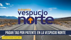 Pagar Tag por patente en la Vespucio Norte 2025